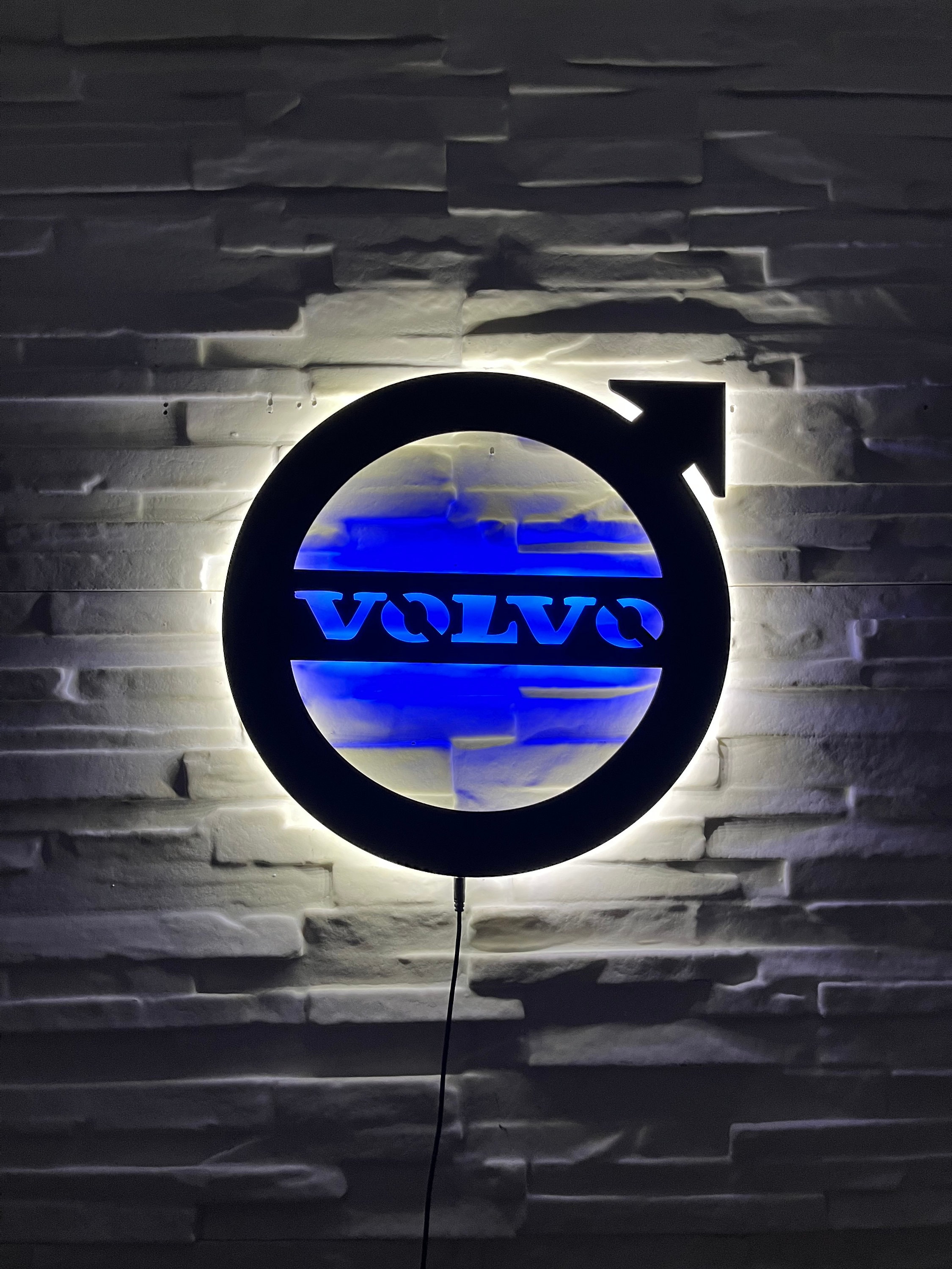 Volvo Logo LED Neon Sign, Sleek Automotive Wall Decor, Perfect for Car ...