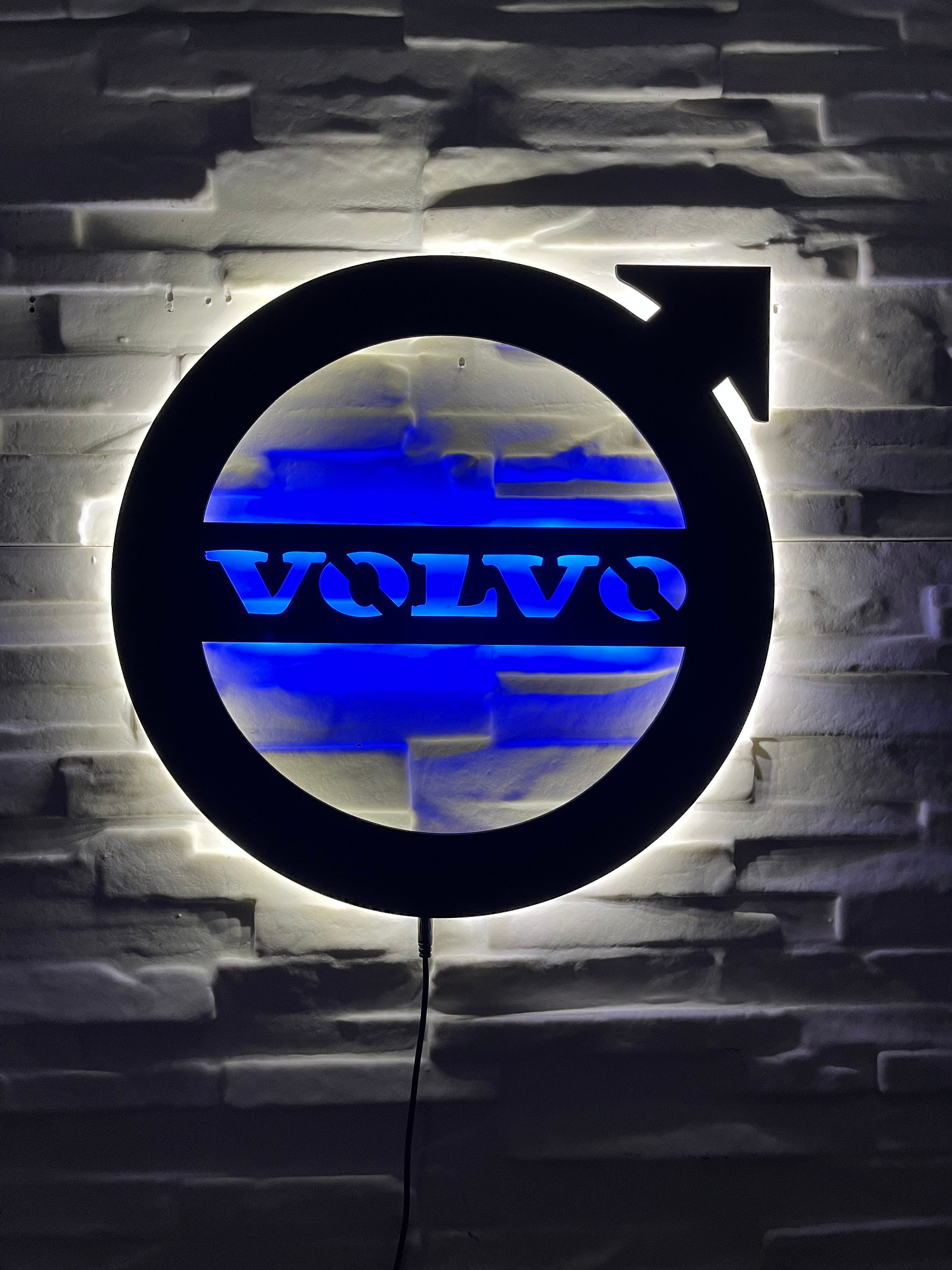 Volvo Logo LED Neon Sign, Sleek Automotive Wall Decor, Perfect for Car ...