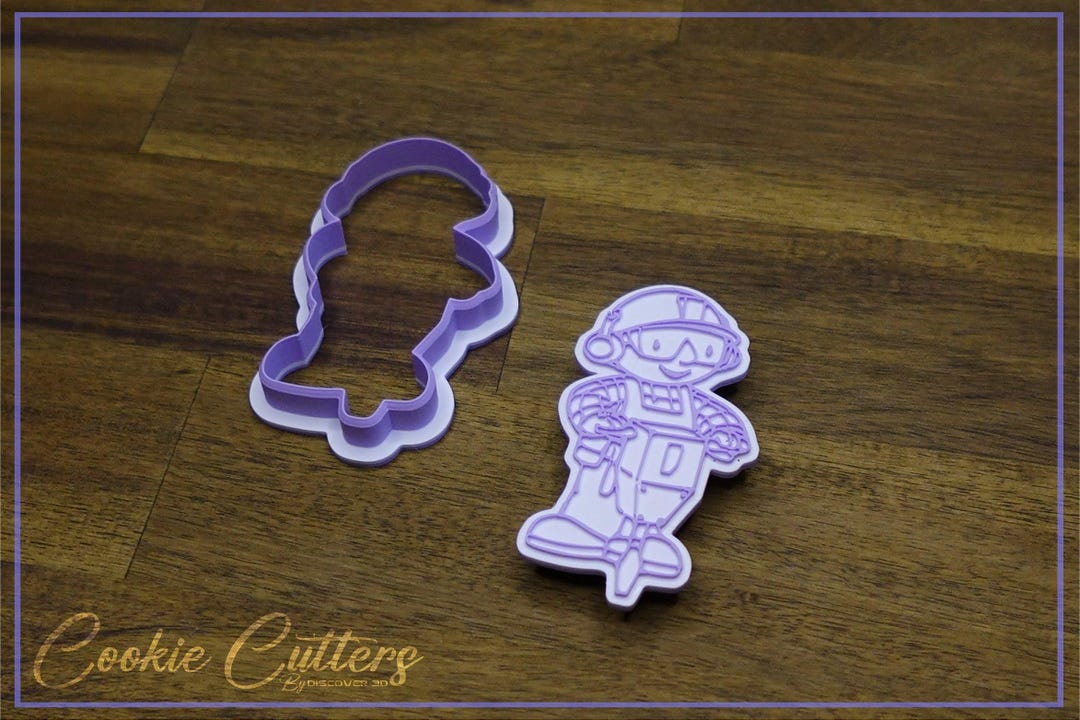 Builder Character Inspired by Bob Cookie Cutter/stamp Embosser KN8 - Etsy