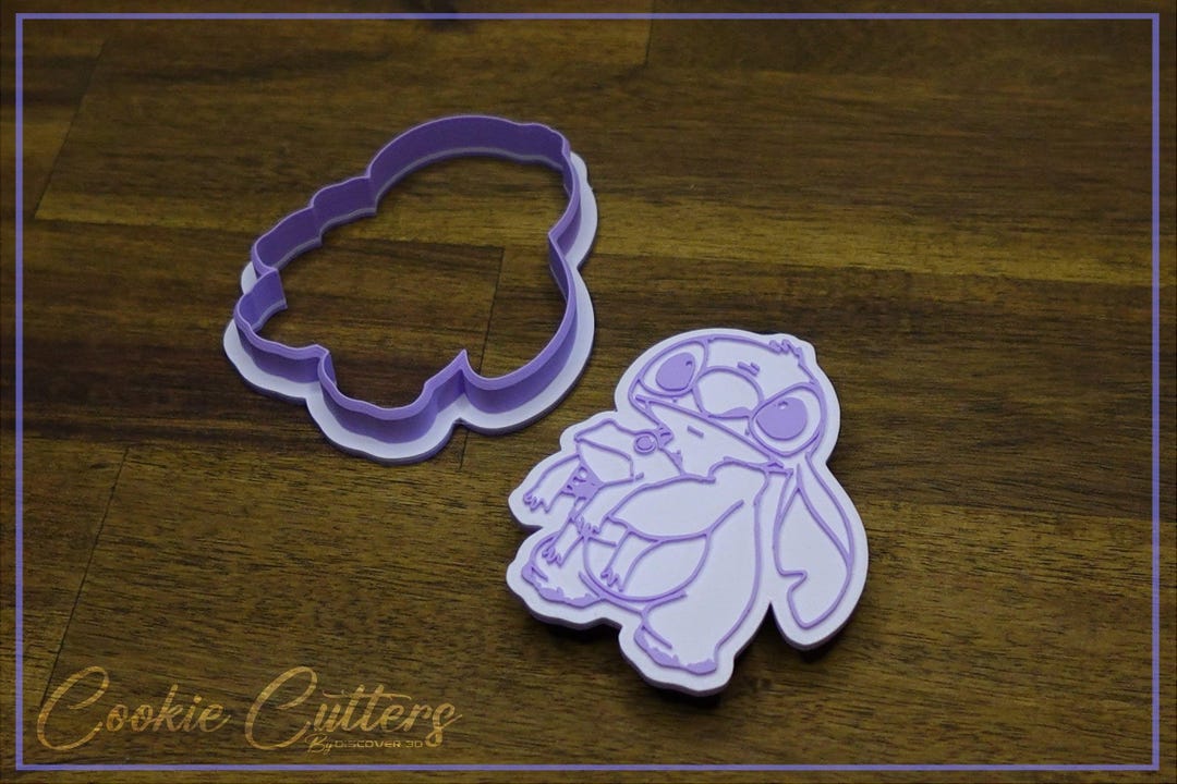 Cute Character Stich Inspired Cutter/stamp Embosser KN2 - Etsy