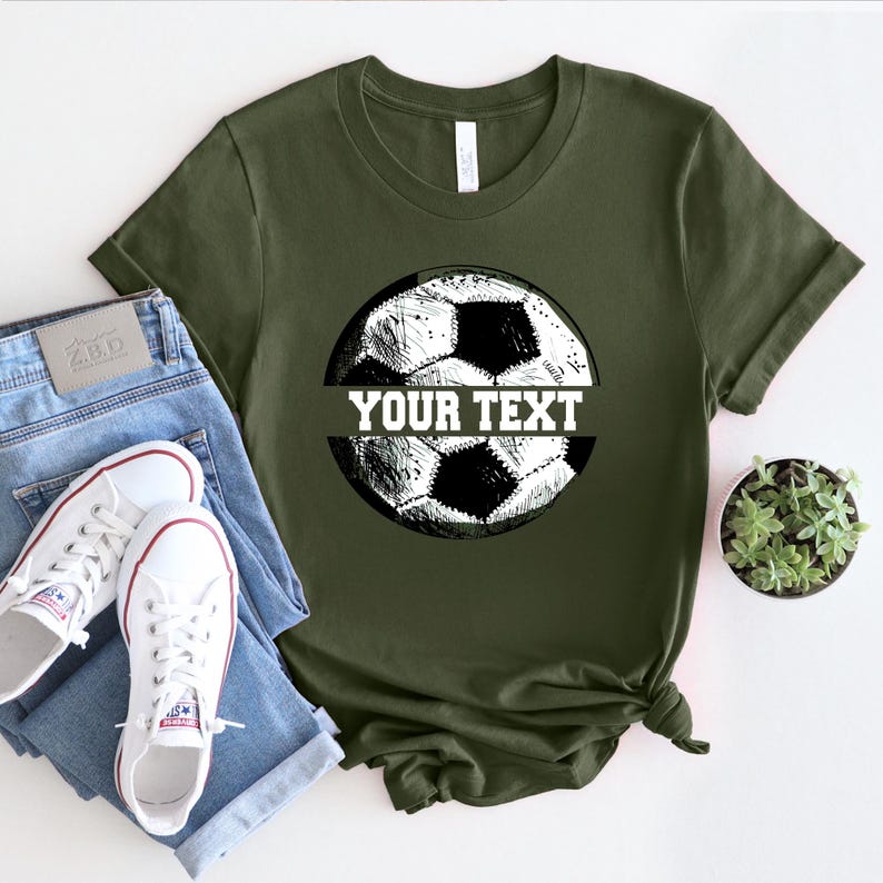 Custom Soccer T-shirt,soccer Personalized Name Shirt,soccer Player ...