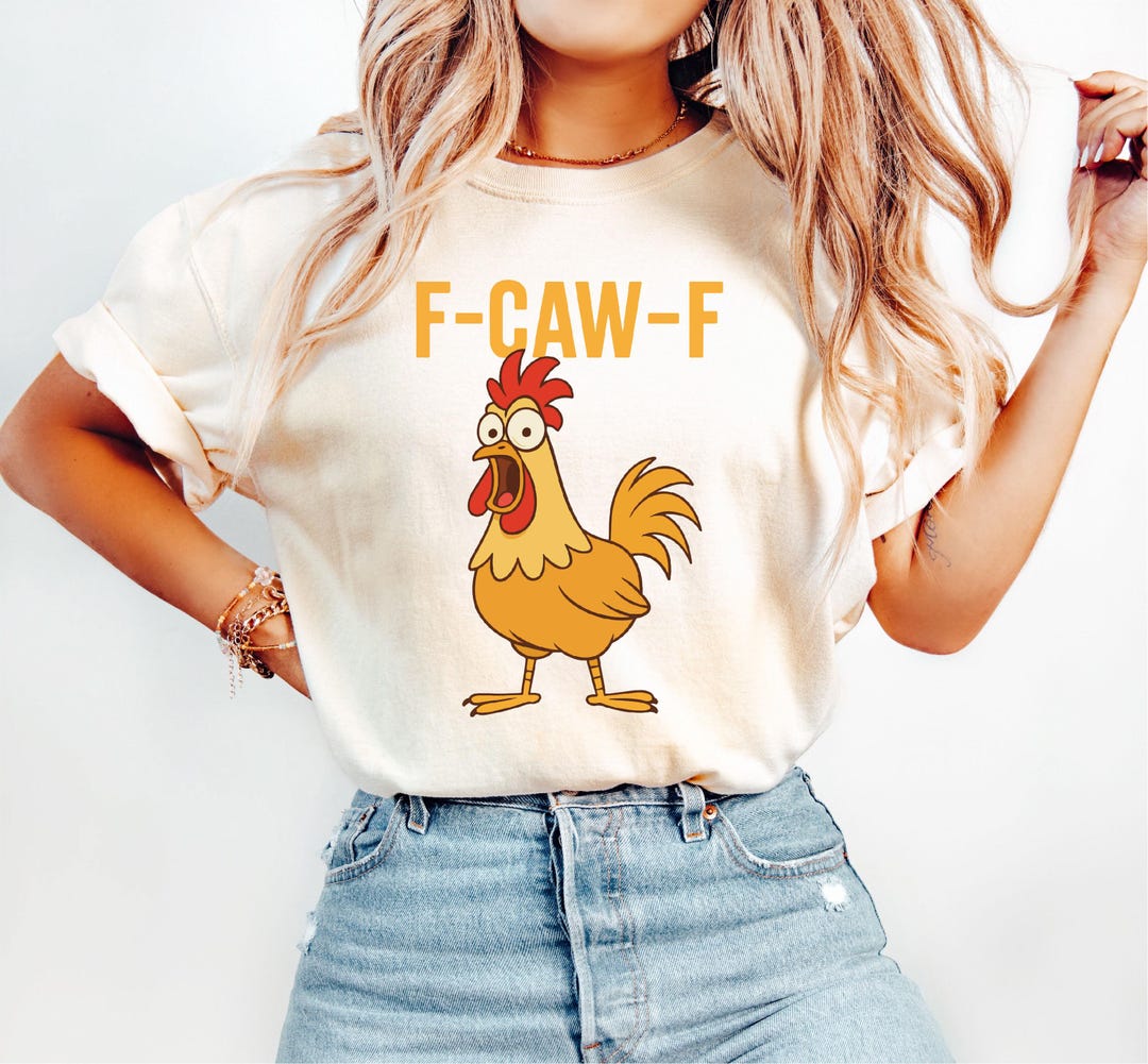 Quote Rooster Chicken Meme Tee: Funny Barnyard Graphic T-shirt, Farm ...