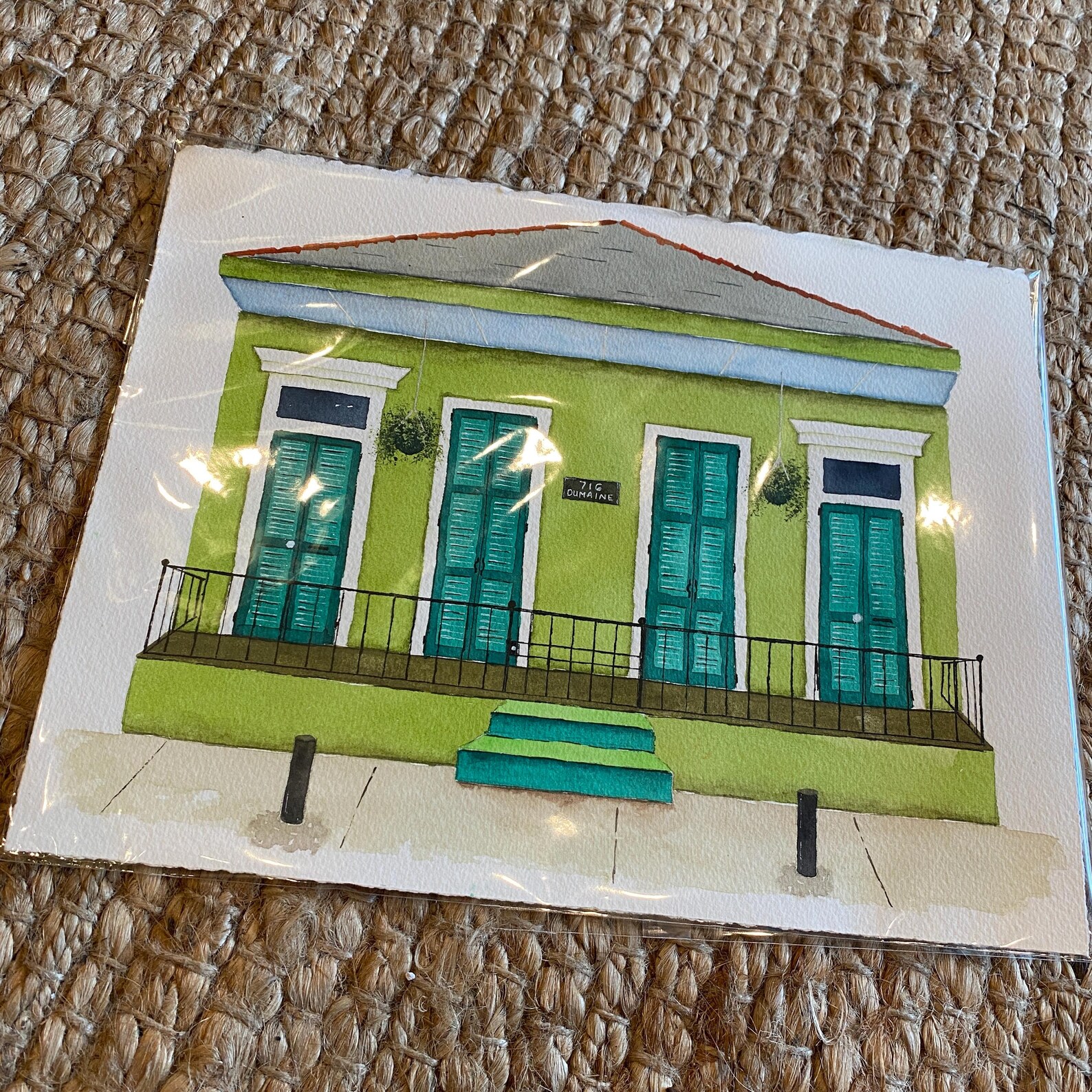 New Orleans Creole House Painting, New Orleans Original Art, French ...
