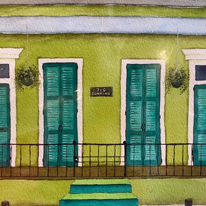 New Orleans Creole House Painting, New Orleans Original Art, French ...