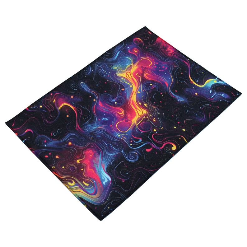 Retro Wave Living Room Rug: Washable, Non-slip, Modern Carpet - Etsy