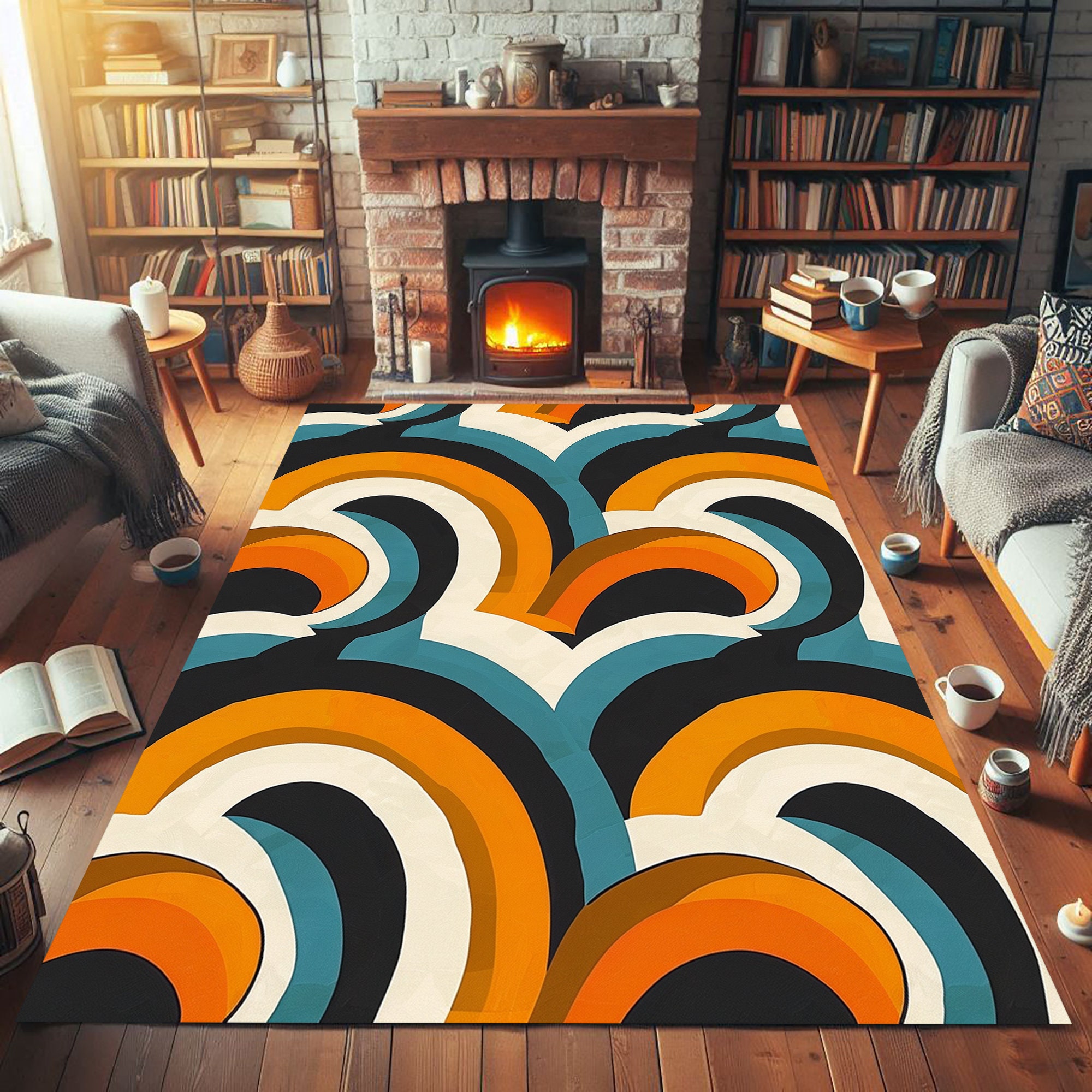 Living Room Rug,trendy Rug,modern Carpet,popular Carpet,non Slip Rug ...