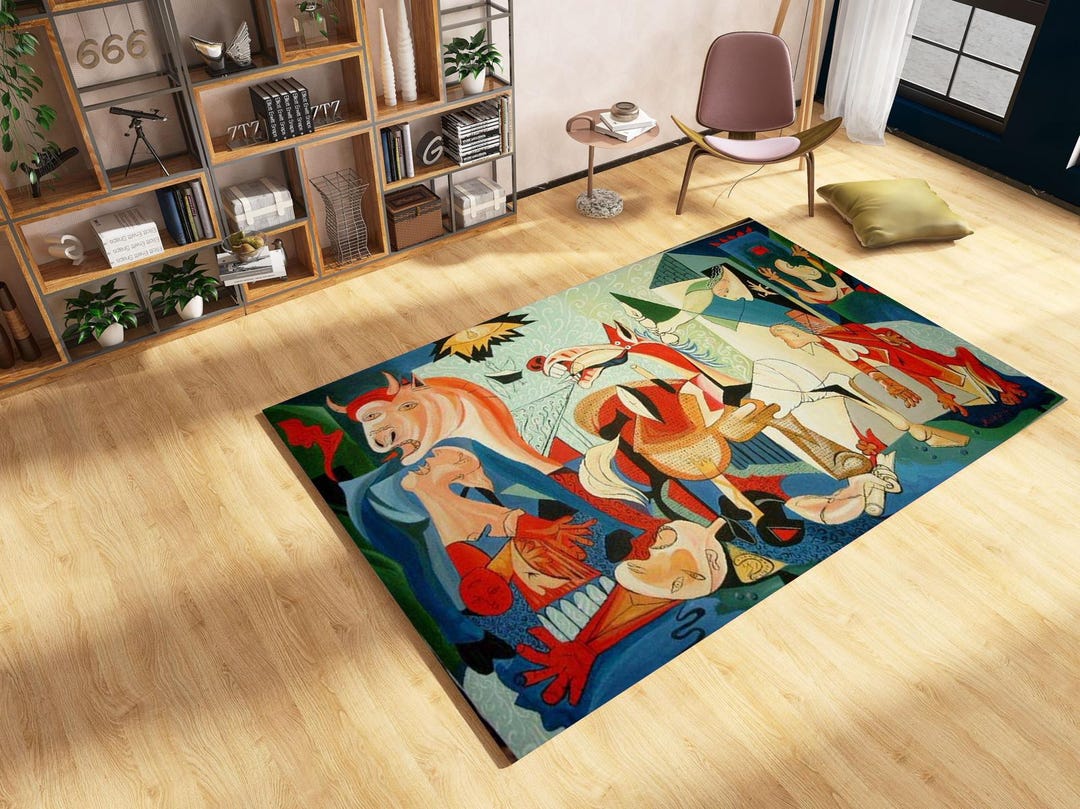 Guernica by Pablo Picasso, Picasso Guernica, Artwork Rug, Art Rug ...