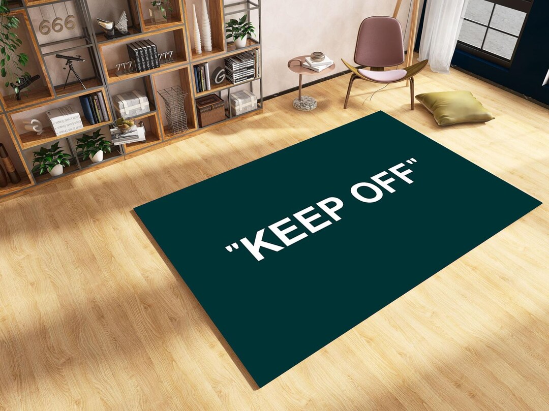 Keep off Rug,area Rug,green Rug,fan Carpet,living Room Rug,designer Rug ...
