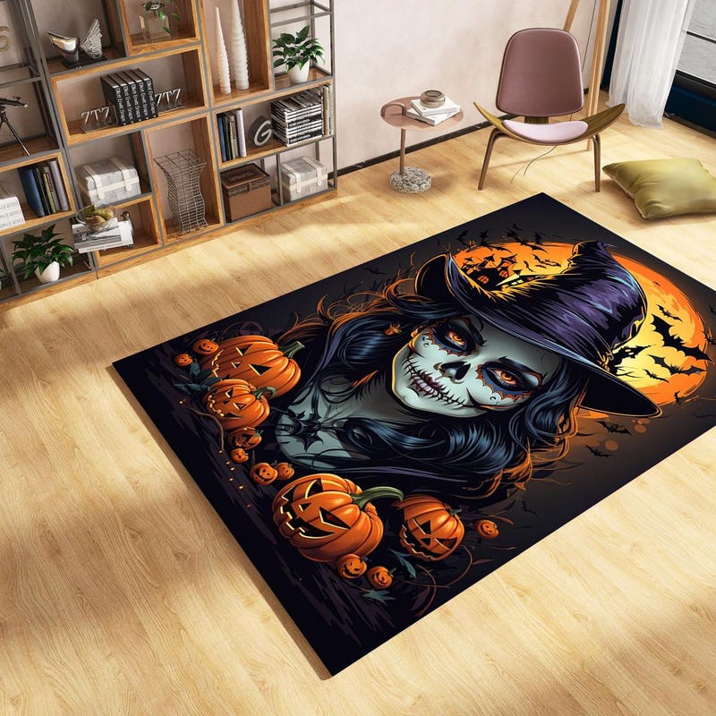 Halloween Rug - Etsy