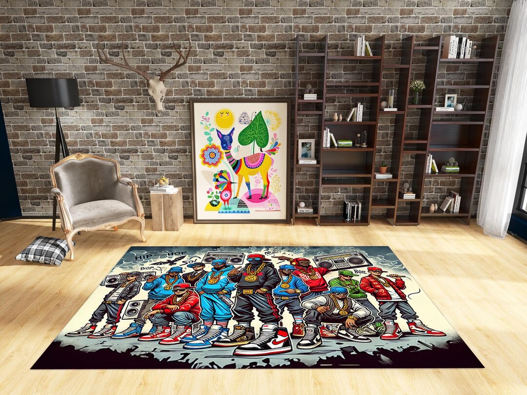 Hiphop Rug,rappers Rug,legends Rug,music Rug,music Decor,music Room Rug ...