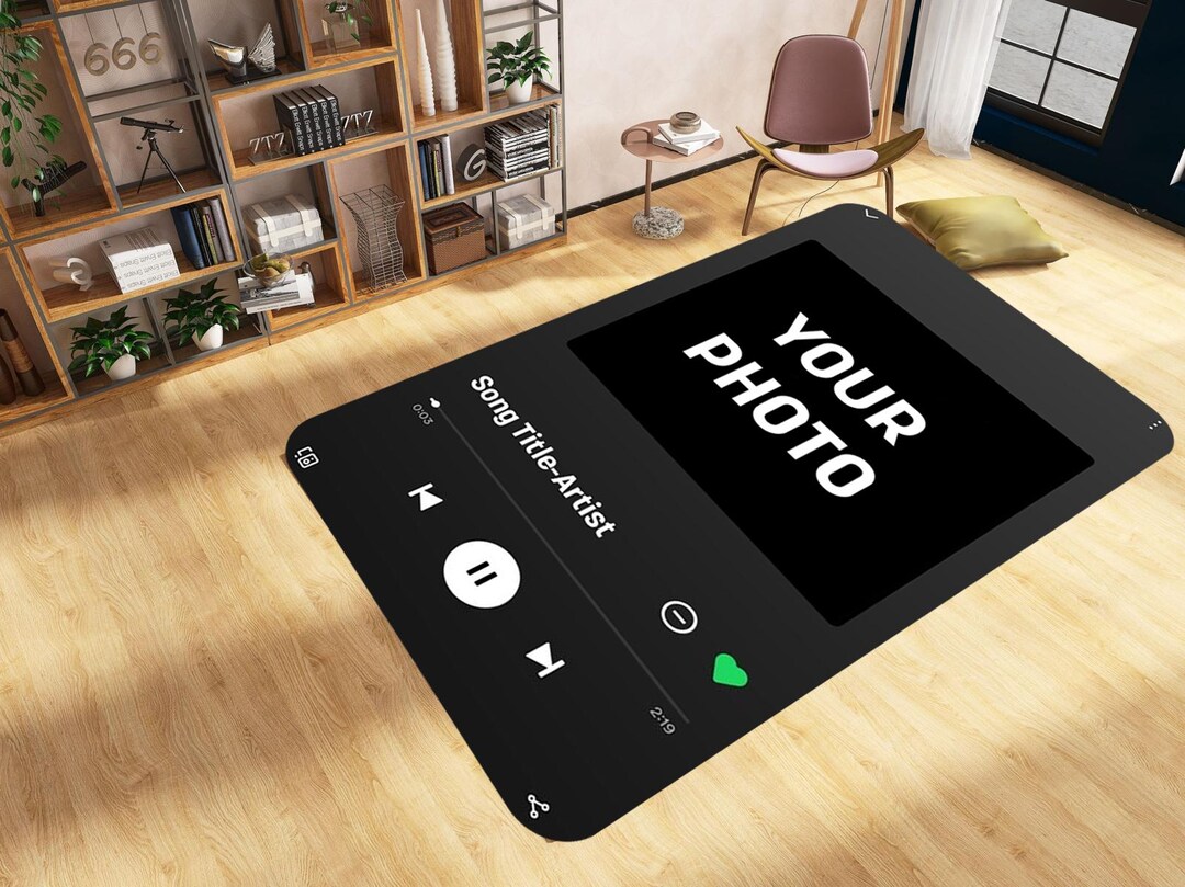 Custom Song Rug, Album Cover Rug, Song Rug, Customizable Digital Music ...