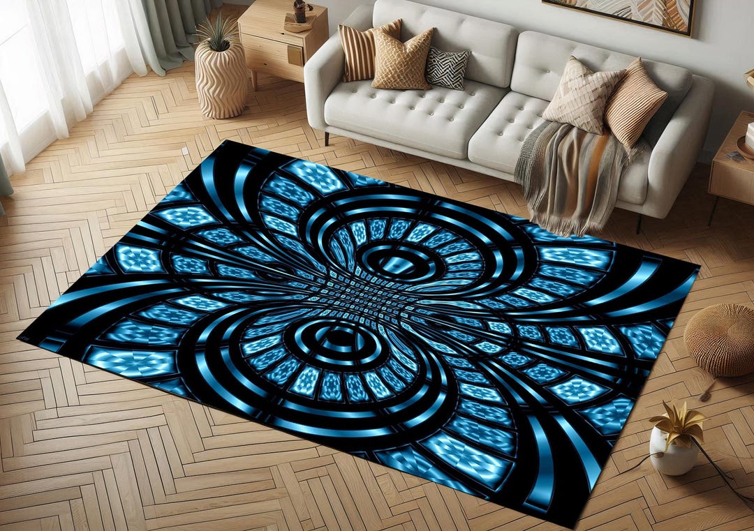 Illusion Rug,optical Illusion,3d Vortex Illusion,floor Vortex Rug,3d ...