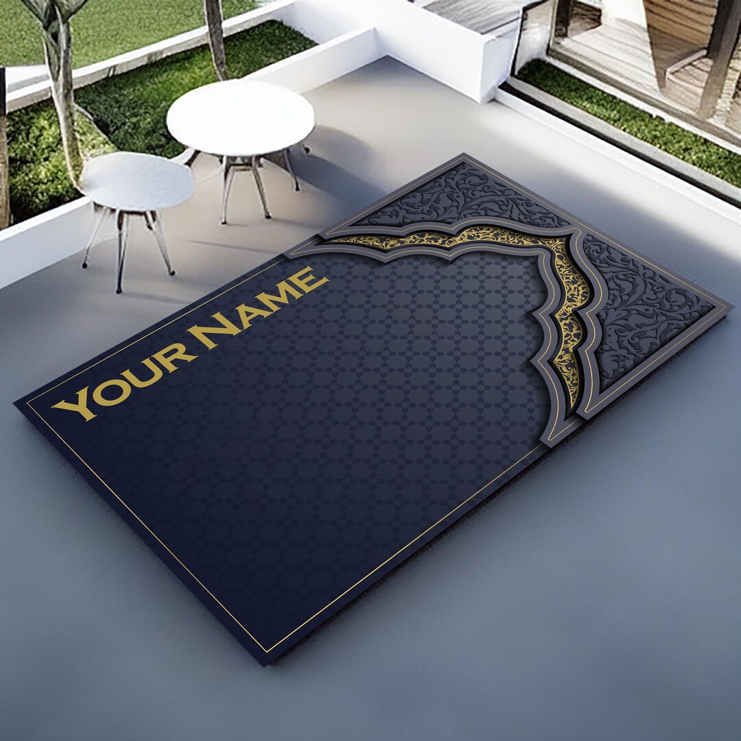 Islamic Rug, Custom Muslim Carpet, Ramadan Eid Gift, Prayer Mat, Prayer ...