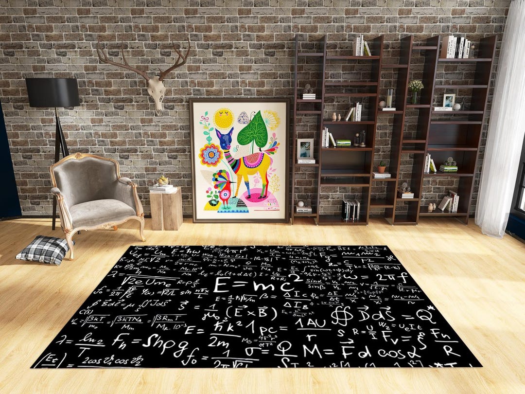 Physics Rug,science Rug,physics Maths Formula Rug,formula Floor Rug ...