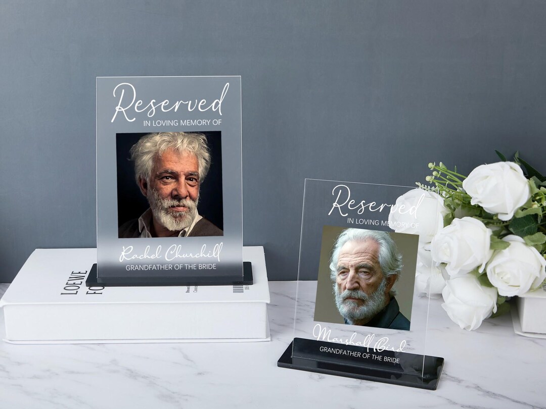 Reserved Memorial Signs, Loving Memorial Signs, Personalized Memorial ...