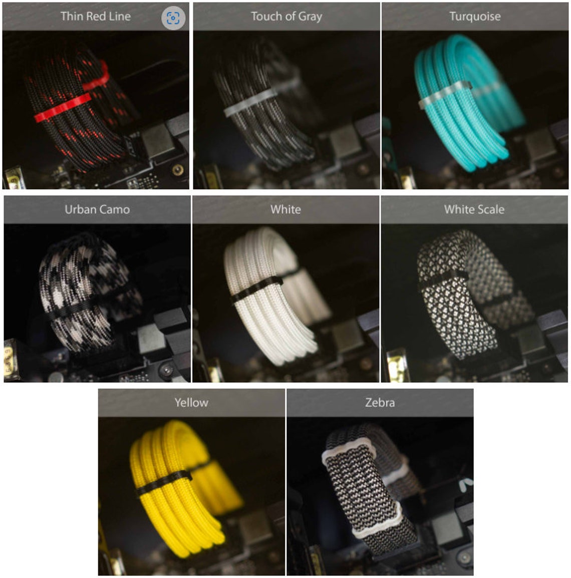 30cm Custom Design Sleeved Cable Extensions for PC Builds High-quality ...