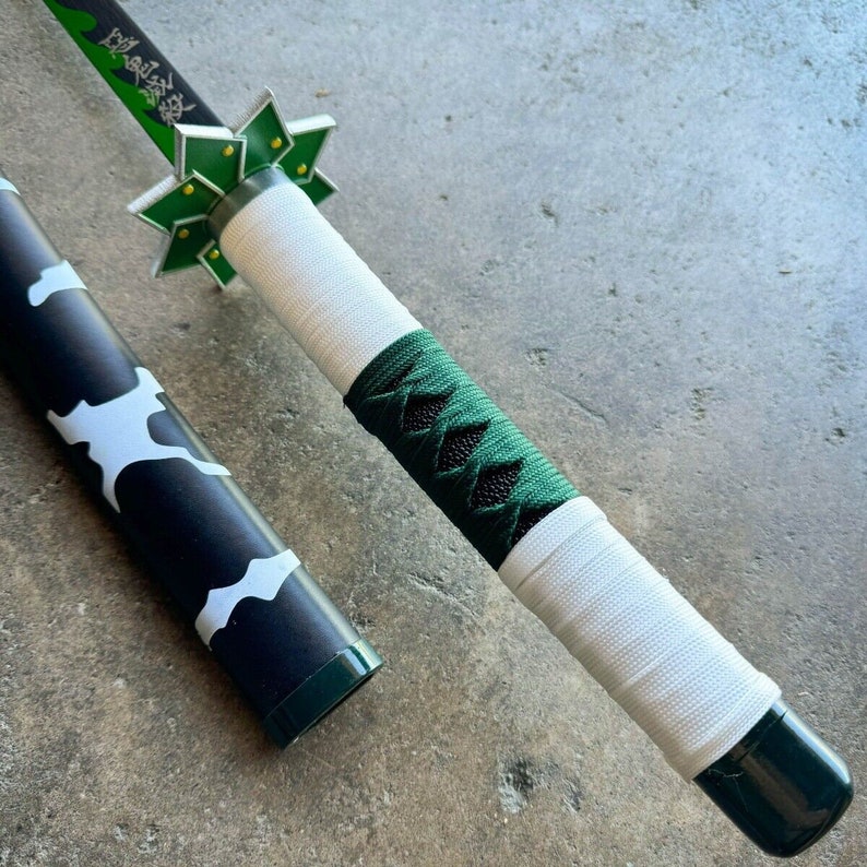 Anime Sword Cosplay,40 Demon Slayer Sanemi's Green Sword Anime Series ...