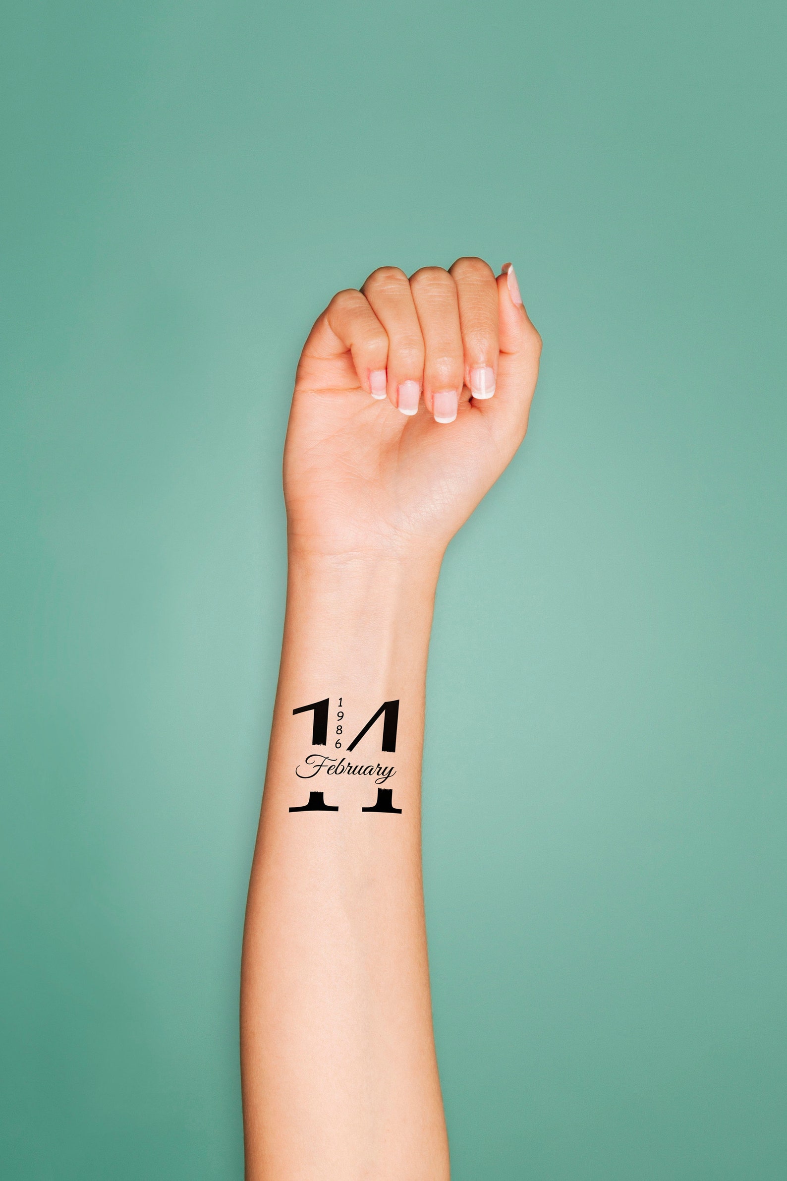 Custom Date Tattoo Design: Couple Monogram Logo (digital Download) - Etsy