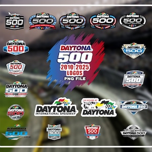 Daytona 500 Logos 2010-2025: Digital Design Set (PNG) - Etsy