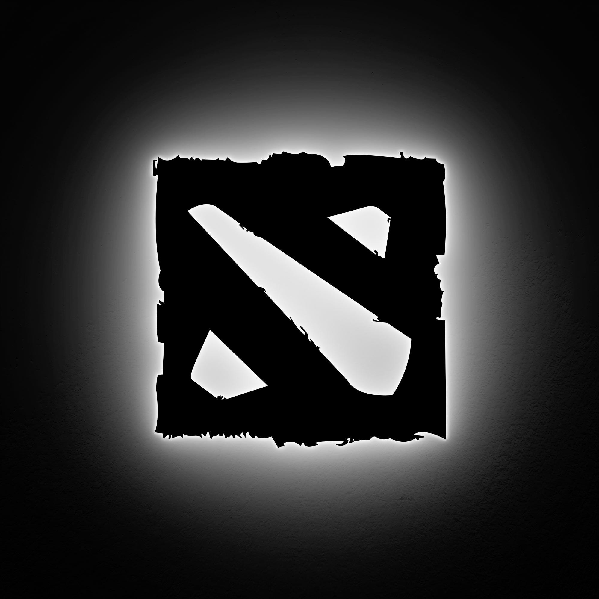 Dota 2 Wood Wall Art: RGB LED Gaming Room Decor,birthday Gift,christmas ...