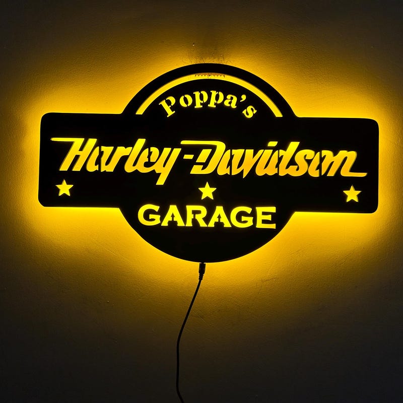 Harley Davidson Sign - Etsy
