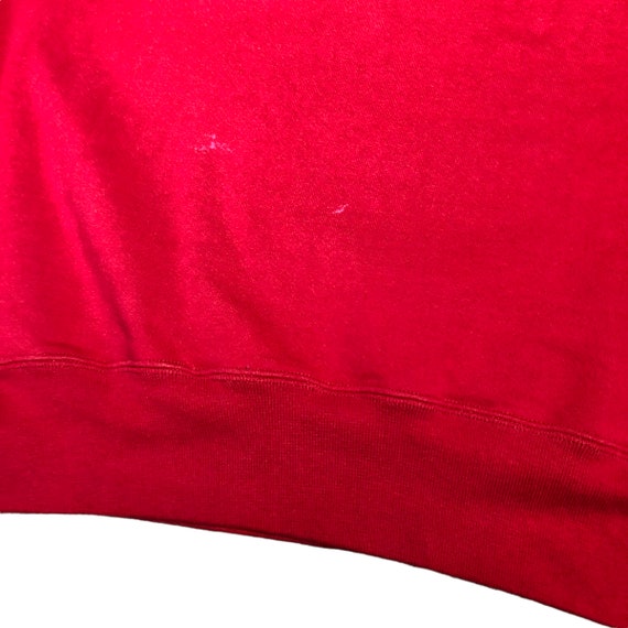 Vintage Tomato Red Allen Allen Basic Crewneck Sweatsh… - Gem