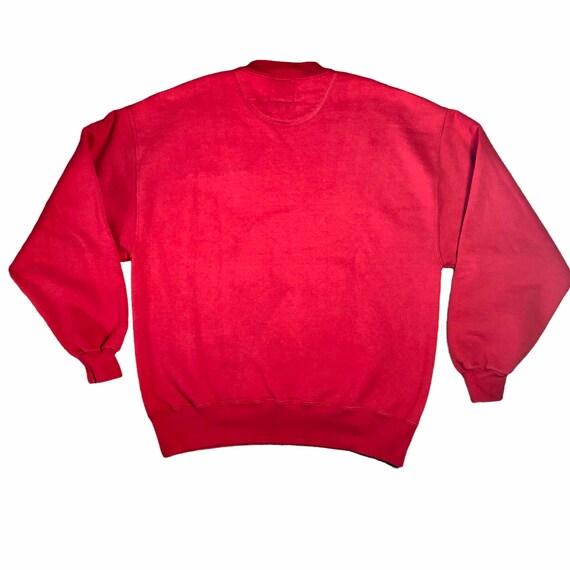Vintage Tomato Red Allen Allen Basic Crewneck Sweatsh… - Gem