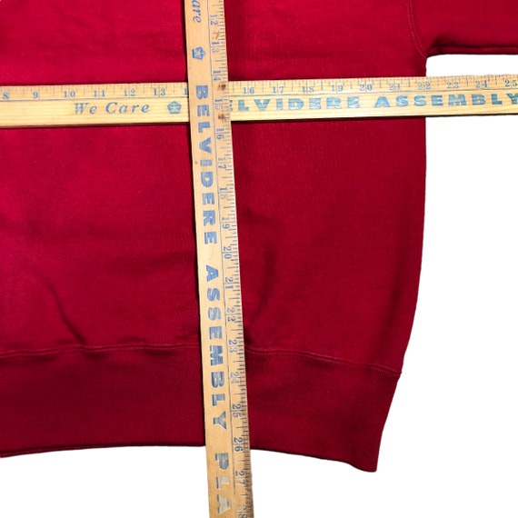Vintage Tomato Red Allen Allen Basic Crewneck Sweatsh… - Gem