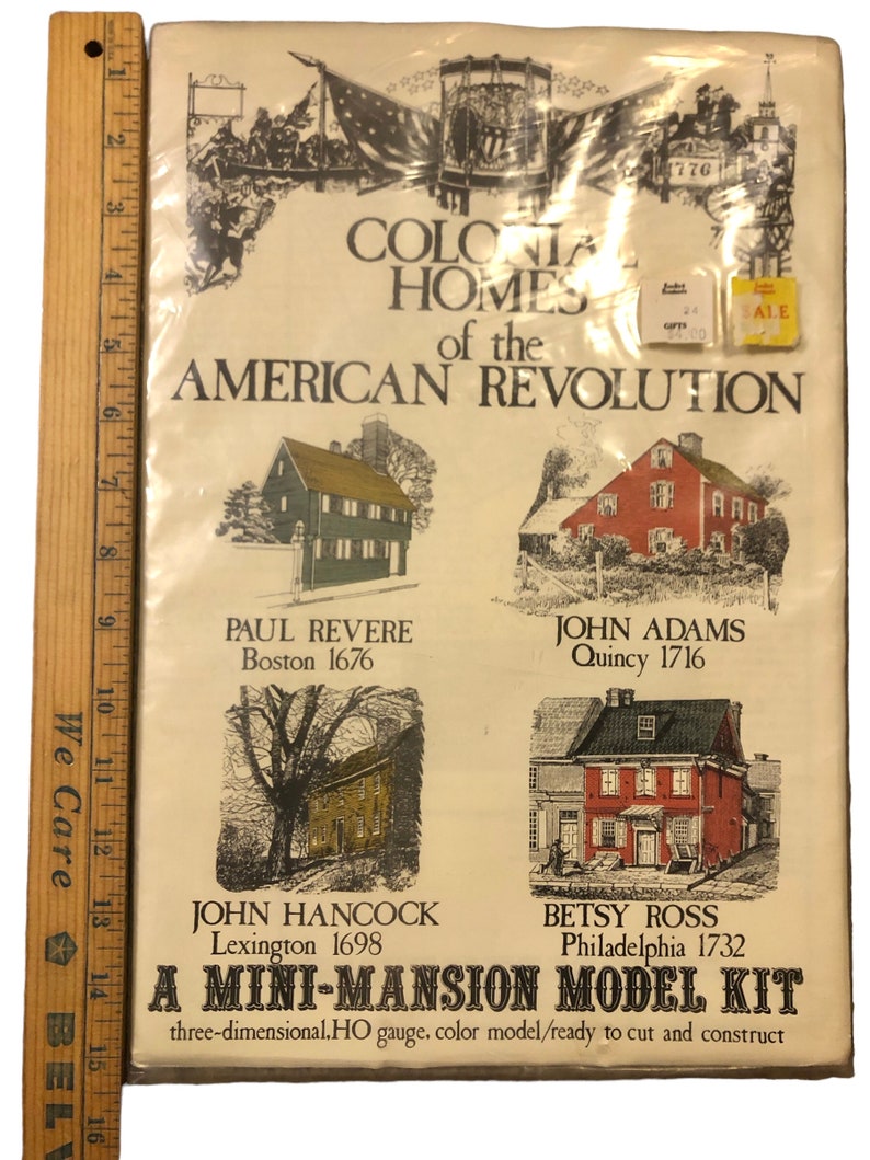 Vintage NOS 3D HO Gauge Mini-mansion Model Kit: Colonial Homes - Etsy