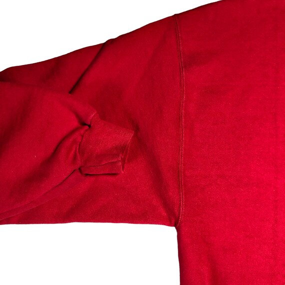 Vintage Tomato Red Allen Allen Basic Crewneck Sweatsh… - Gem