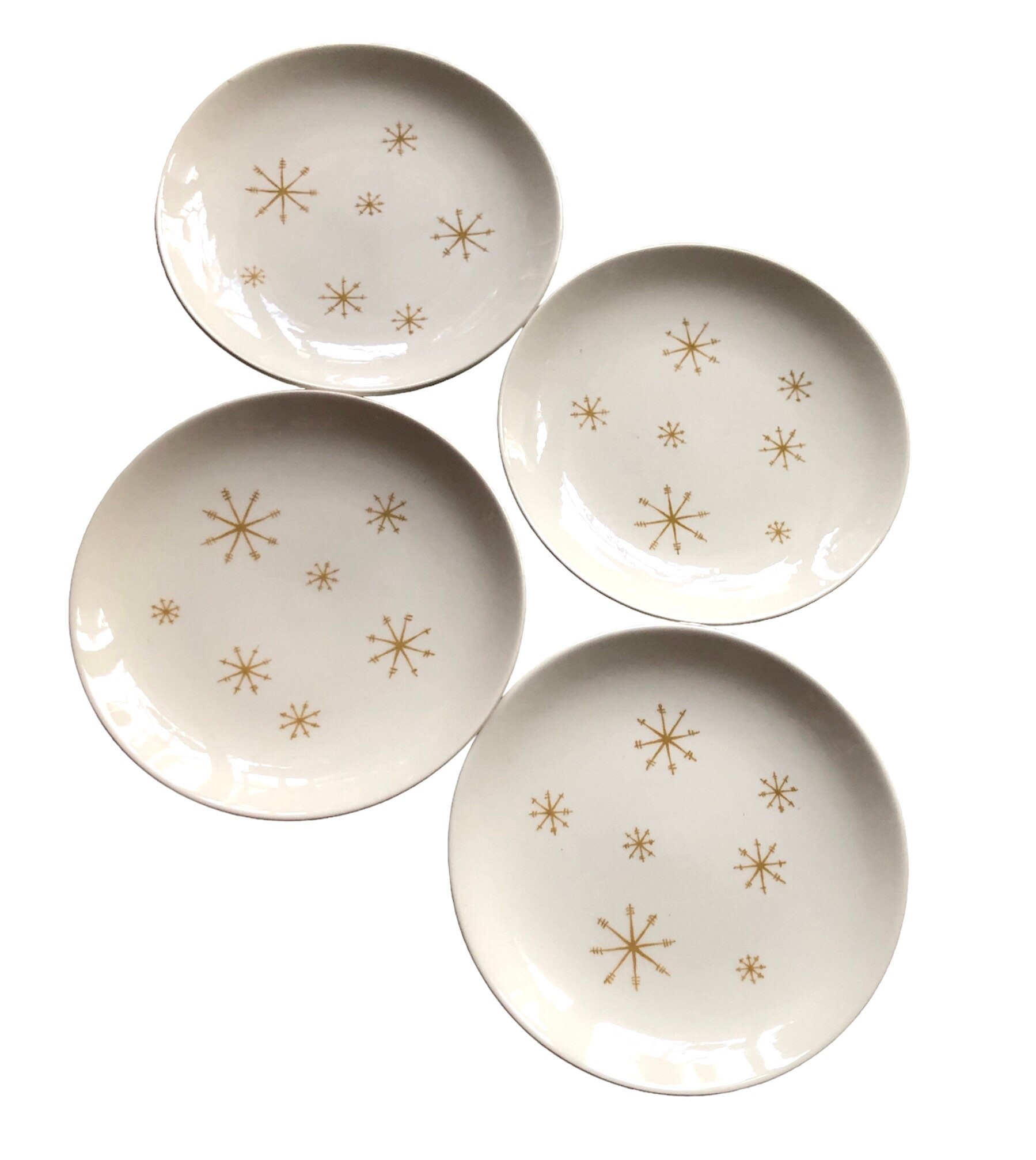 Vintage 1950s-1960s Royal-ironstone Star Glow Pattern Bread & Butter ...