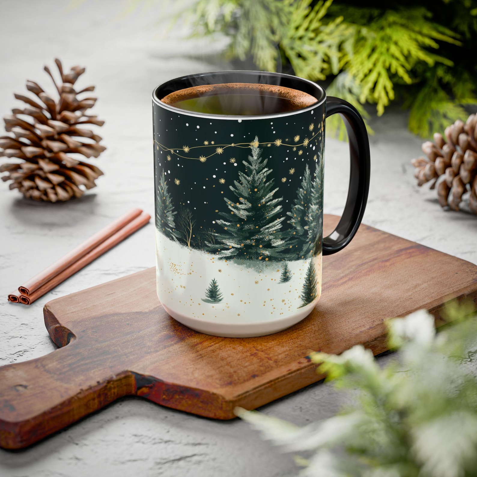 Winter Wonderland Coffee Mug - Cozy Hot Beverage Cup for Holidays ...