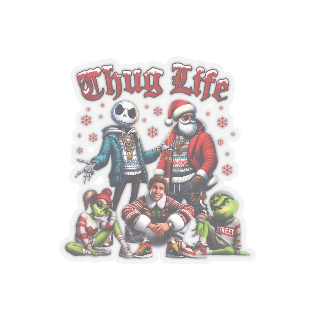 Thug Life Street Style Stickers, Hip Hop Decals, Cool Graffiti Laptop ...