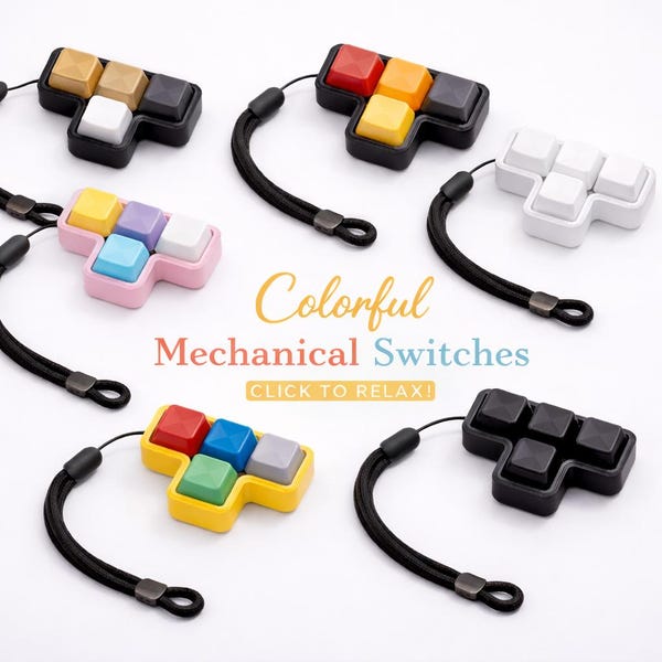 Keyboard Fidget 4 Keys - Etsy