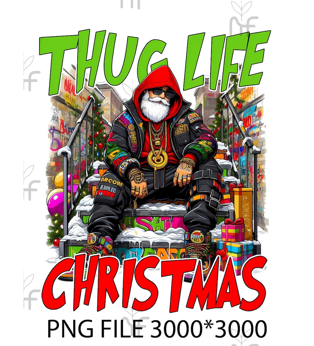 Thug Life Png, Christmas Santa Png, the Boys of Winter Christmas Png ...