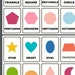 Educational Shapes and Colors Flashcards - Etsy