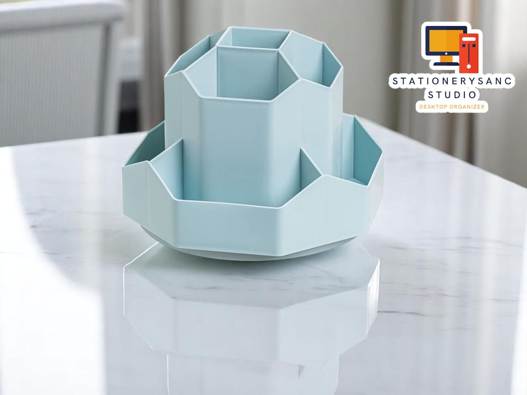 Rotating Pen Stand | Desk Supplies Organizer | Office Accessories ...