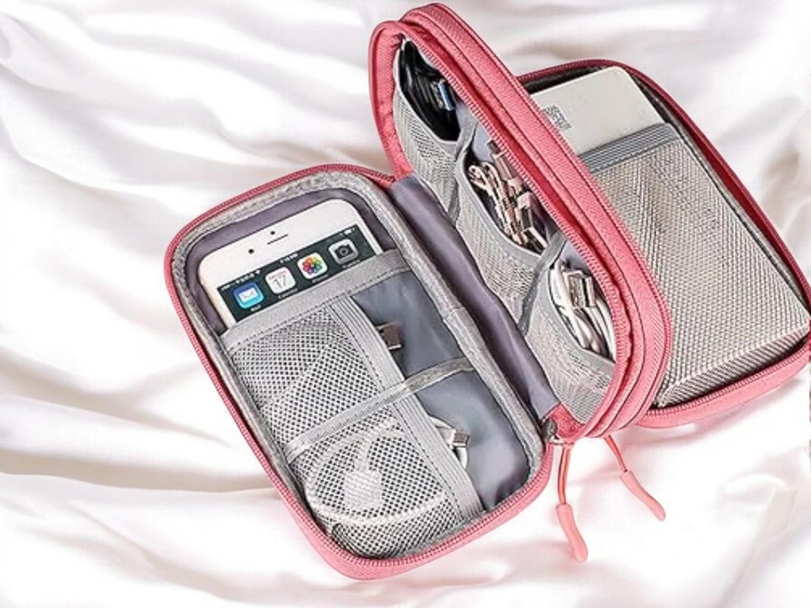 Mini Storage Pouch | Bag Supplies Accessory | Travel Cable Cord Case - Etsy