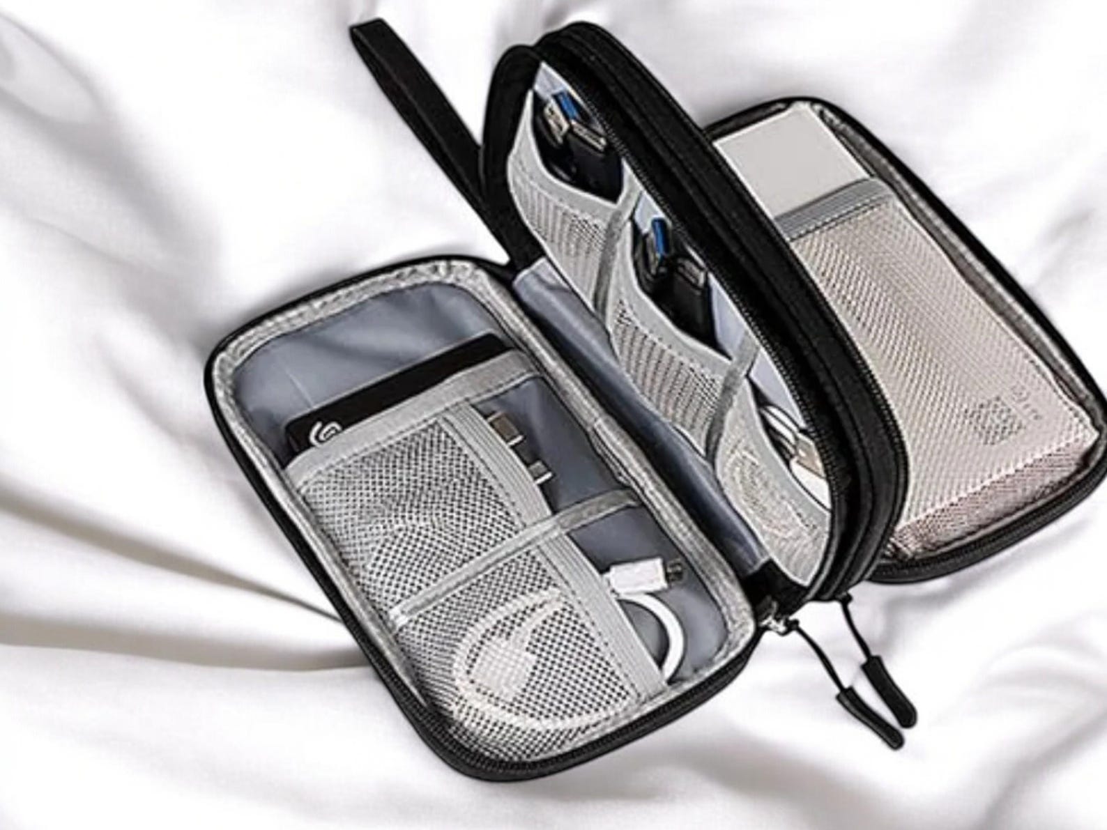 Mini Storage Pouch | Bag Supplies Accessory | Travel Cable Cord Case - Etsy