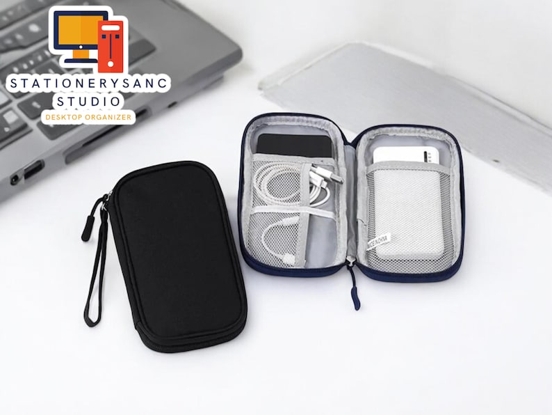 Mini Storage Pouch | Bag Supplies Accessory | Travel Cable Cord Case - Etsy