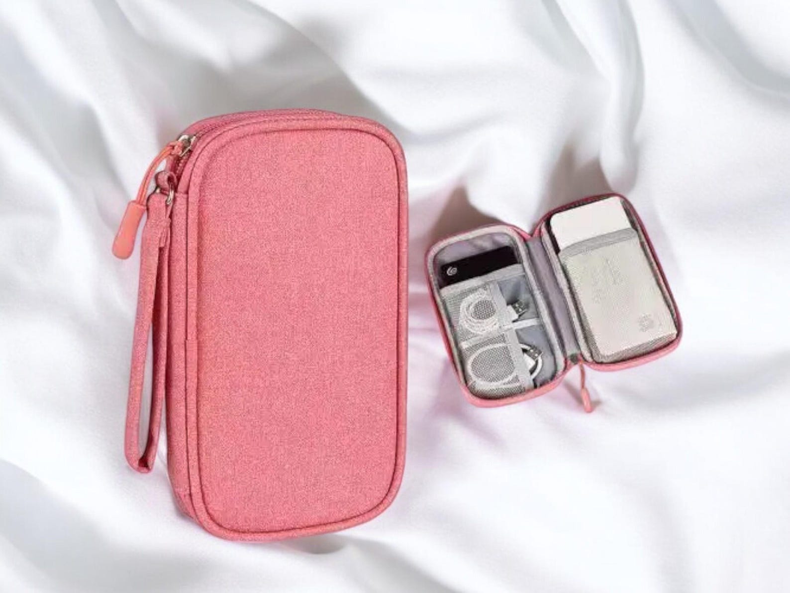 Mini Storage Pouch | Bag Supplies Accessory | Travel Cable Cord Case - Etsy