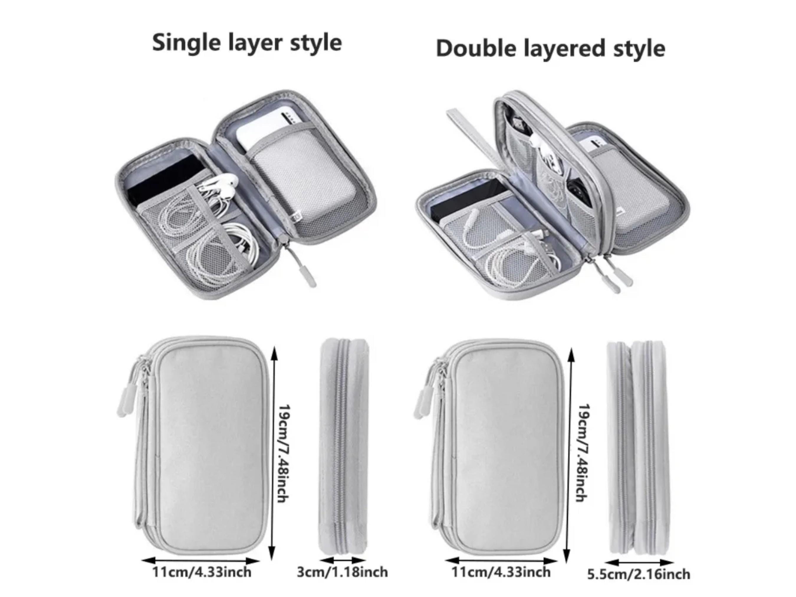 Mini Storage Pouch | Bag Supplies Accessory | Travel Cable Cord Case - Etsy