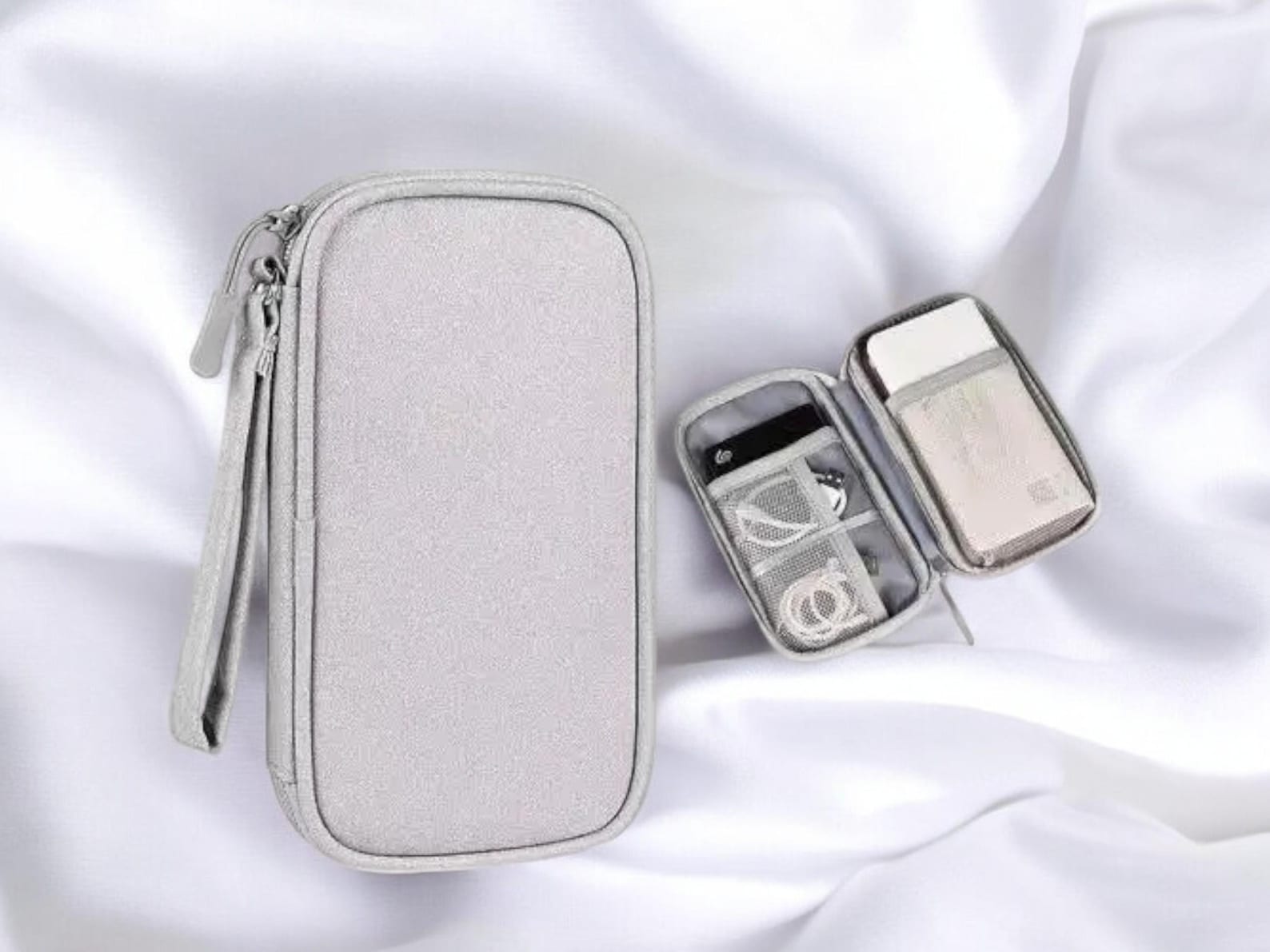 Mini Storage Pouch | Bag Supplies Accessory | Travel Cable Cord Case - Etsy