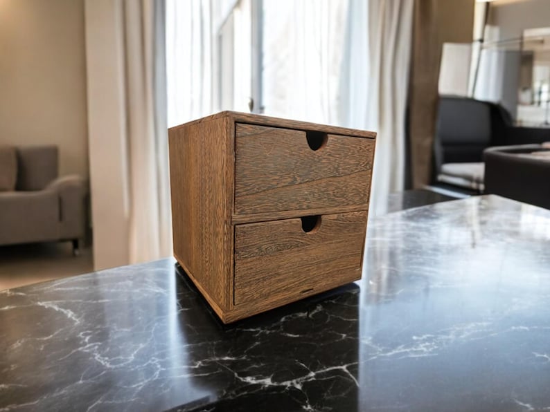 Wooden Drawer Storage Organizer | Small Desktop Cabinet Box | Home ...