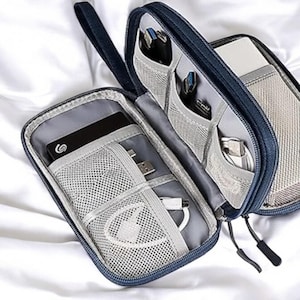 Mini Storage Pouch | Bag Supplies Accessory | Travel Cable Cord Case - Etsy