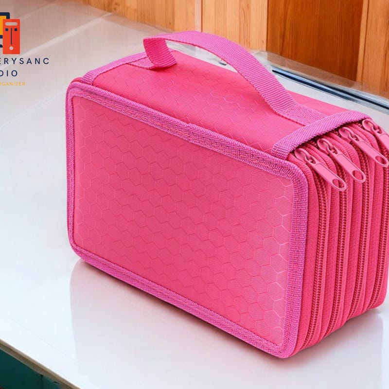 Large Zipper Pencil Case - Etsy