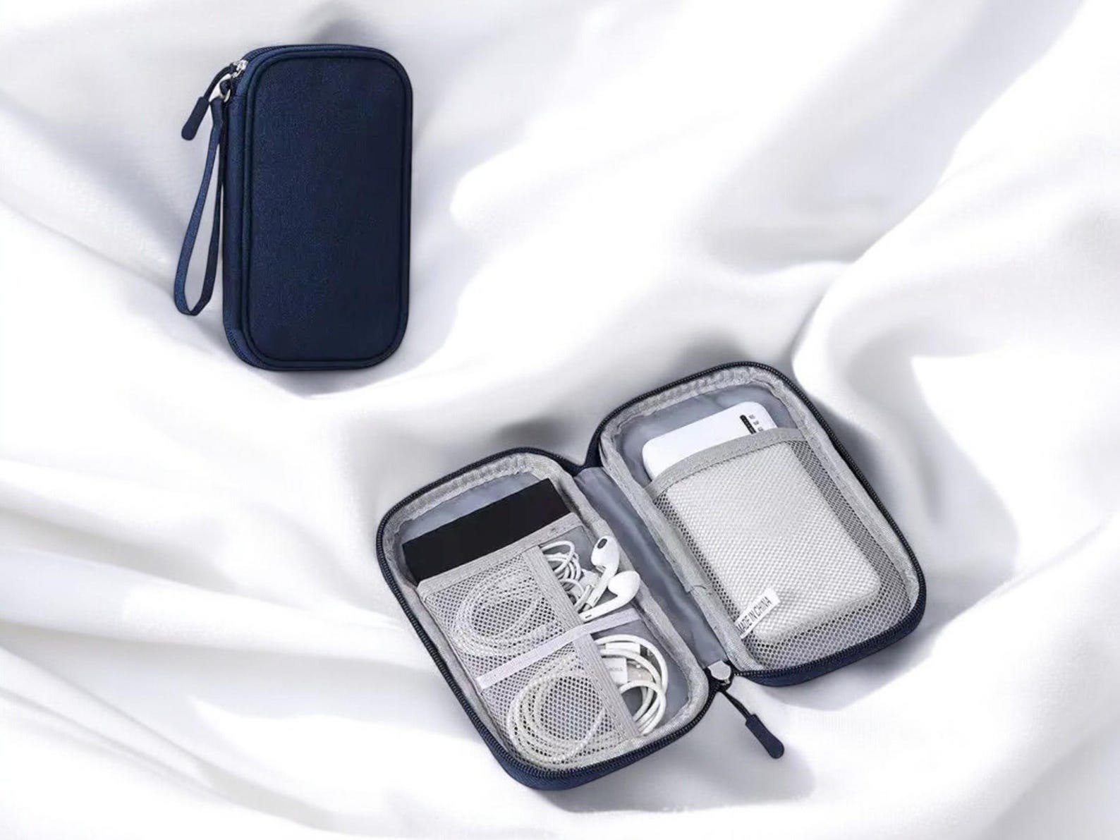 Mini Storage Pouch | Bag Supplies Accessory | Travel Cable Cord Case - Etsy