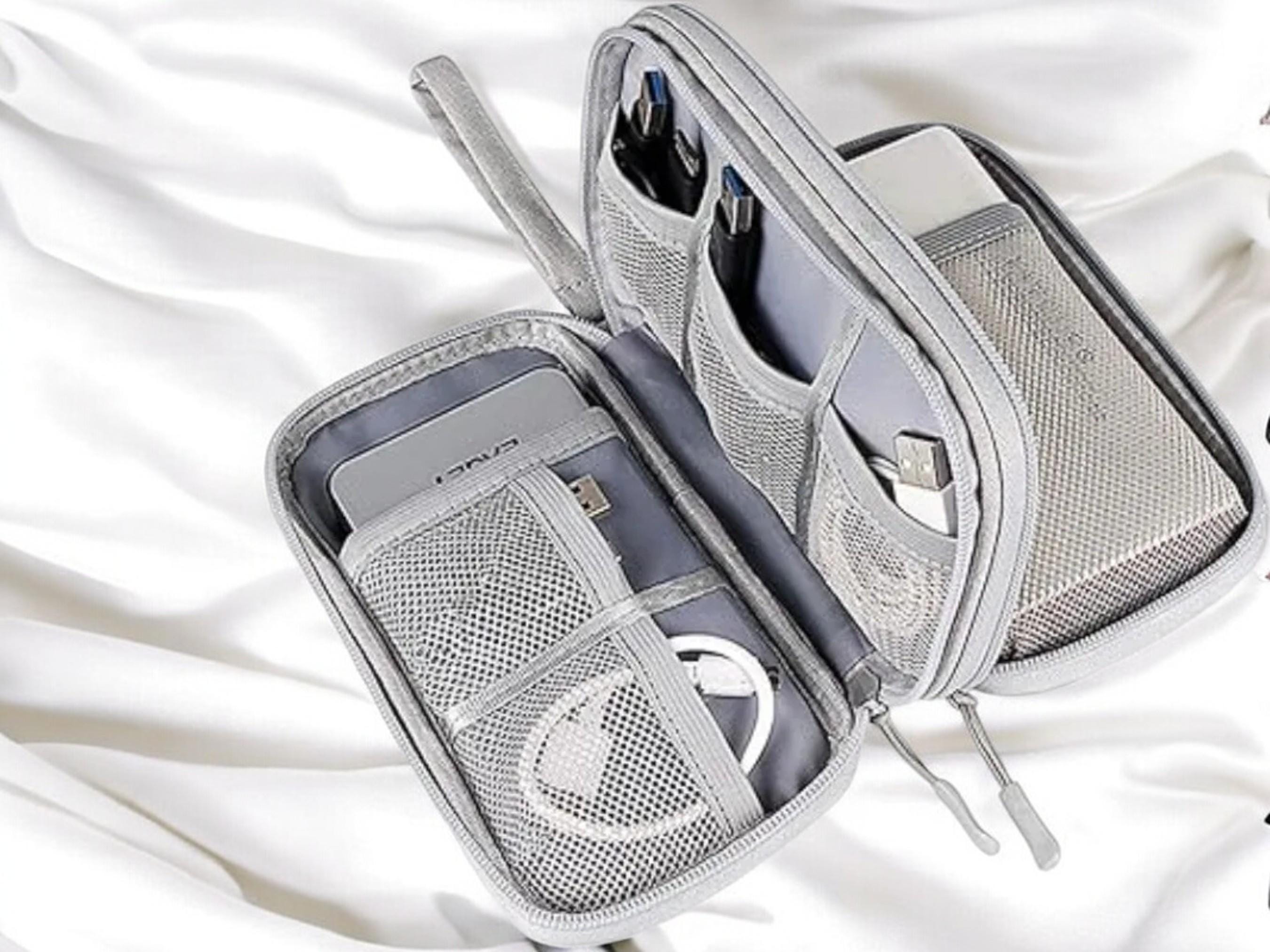 Mini Storage Pouch | Bag Supplies Accessory | Travel Cable Cord Case - Etsy