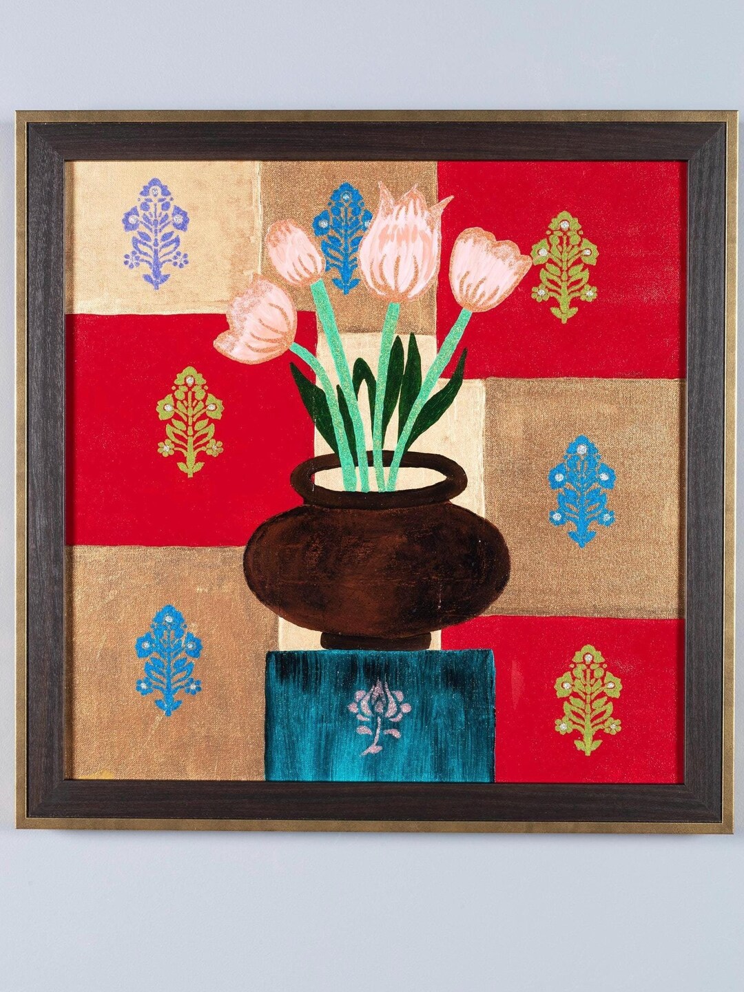 Tulips in A Matka - ORIGINAL ARTWORK - Etsy