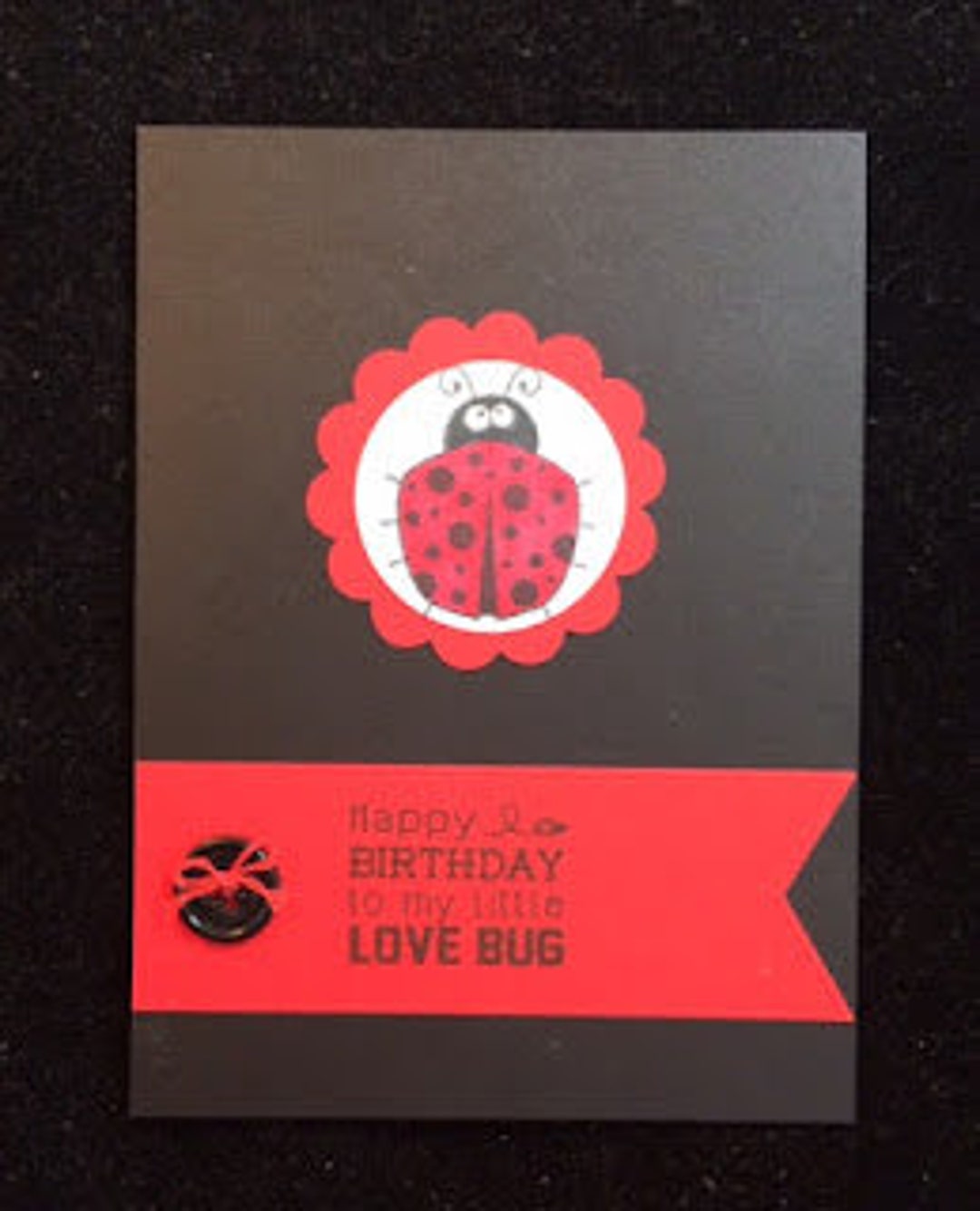 Happy Birthday Love Bug Birthday Card - Etsy